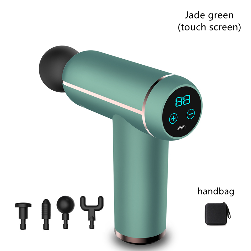 Mini fascia gun LCD display massage gun 32 gears muscle relaxation ...