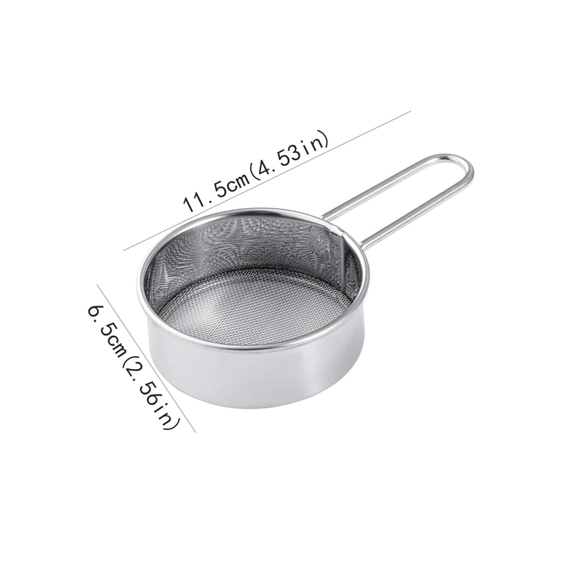 Mini flour sifter Handheld strainer Frosting sifter Cocoa powder ...