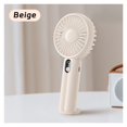 Mini handheld cooling fan digital display - Walmart.com