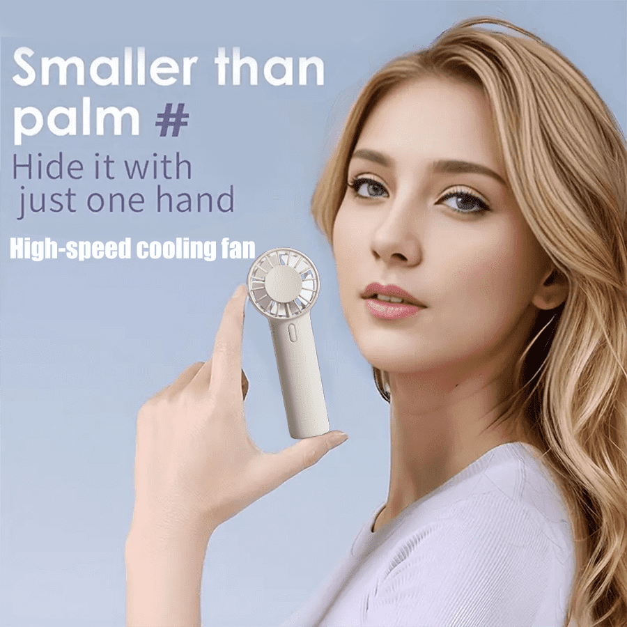 Mini handheld high-speed fan, palm-sized fan, easy to carry, light ...