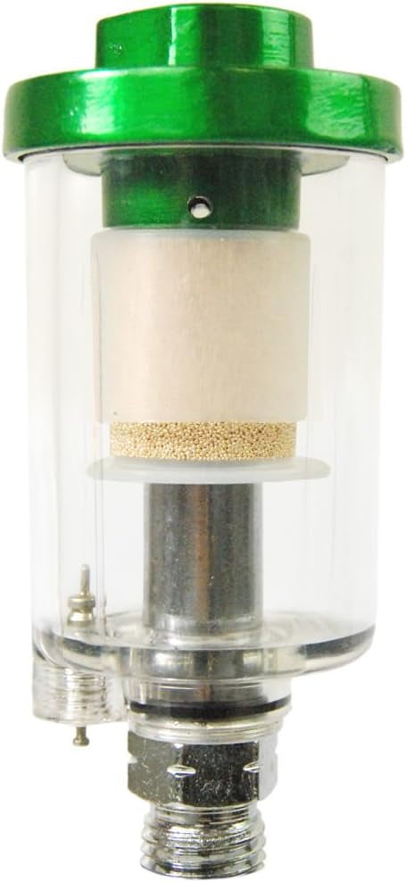 Mini in-Line Air Filter, Oil and Water Separator with Drain Valve Water ...