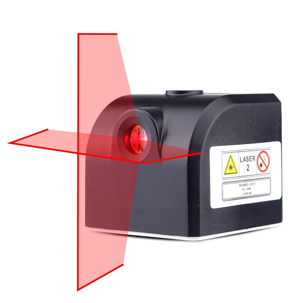 Mini laser level, infrared light cross printer, line projector, with ...
