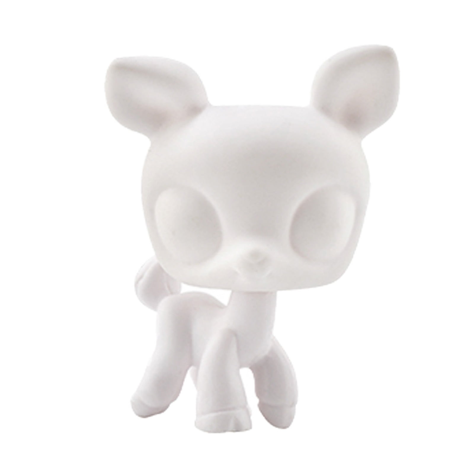 Mini lps Shop Deer White Base,Custom lps Toy DIY Little Deer White Mold ...