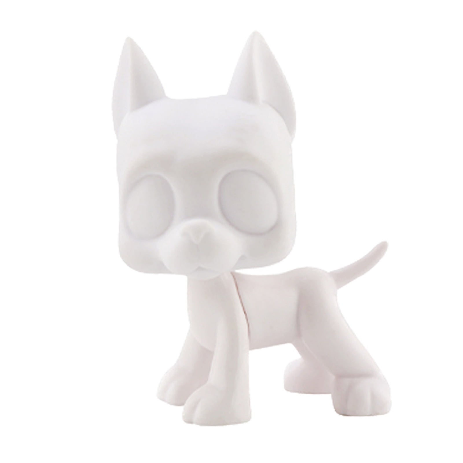 Mini lps Shop Great Dane White Base,Custom lps Toy DIY Dog White Mold ...