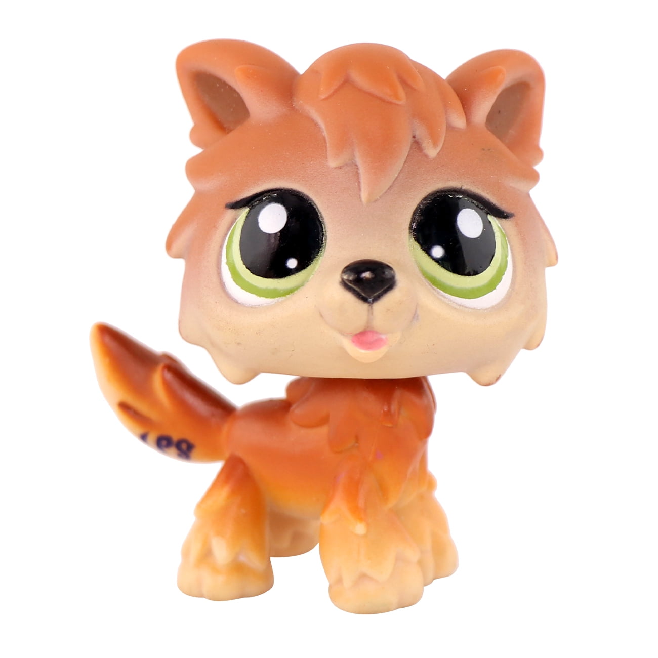Mini lps shop Timber Wolf #2141 Blond Animal Cute lps Collection Kids ...