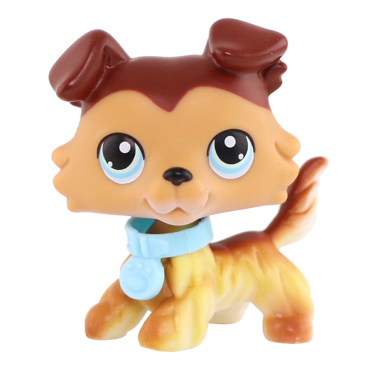 Mini lps shop Blond Brown Collie #58 with Collar for lps Collection ...