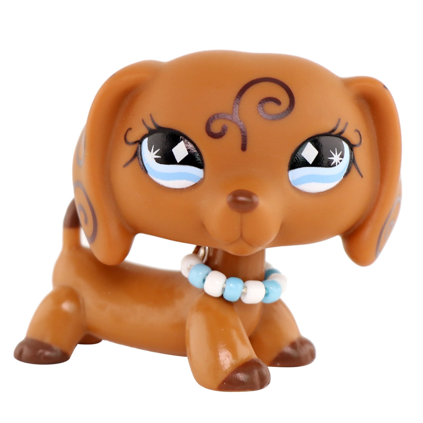 Mini lps shop Wiener dog Dachshund Tan Brown #640 Swirl Design with ...