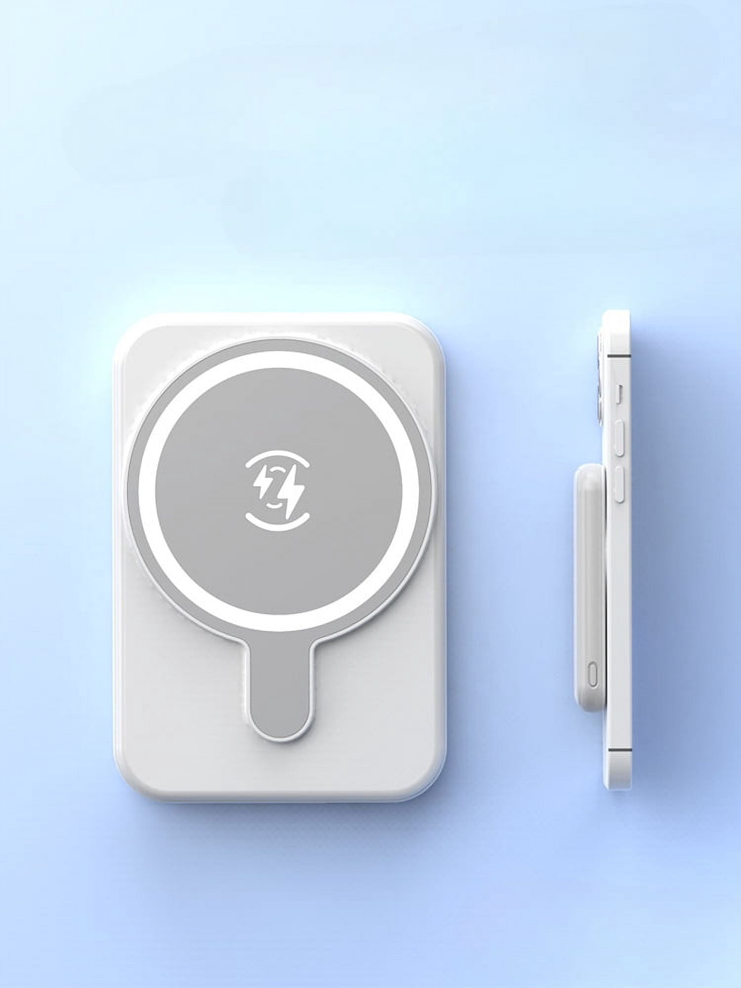 Mini magnetic wireless charging treasure Compact and portable 5000 mAh ...