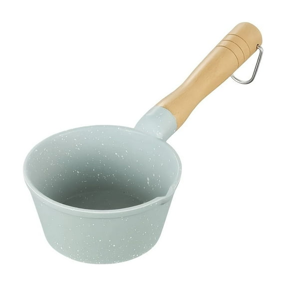 Mini nonstick frying pan with long handle - a compact black skillet ...