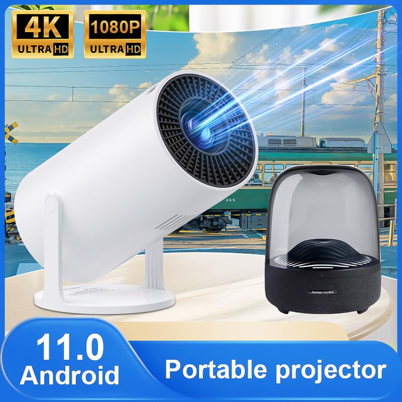 Mini outdoor portable projector with WIFI and BT functions, supporting ...