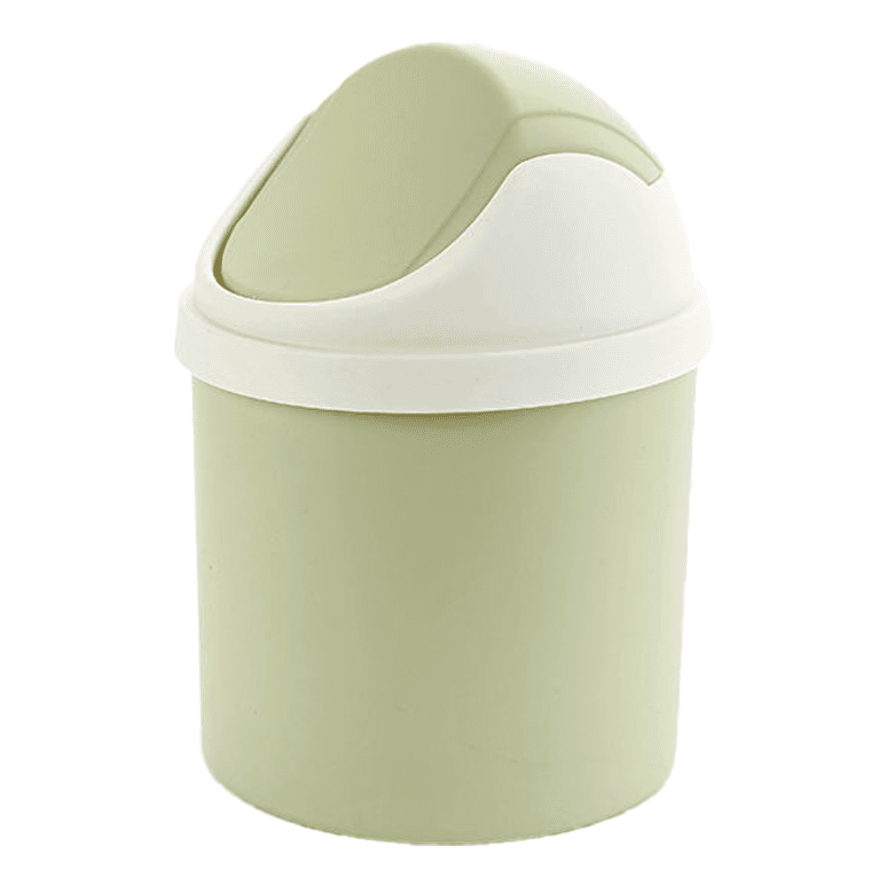 Mini plastic trash can Small desk trash can, green - Walmart.com
