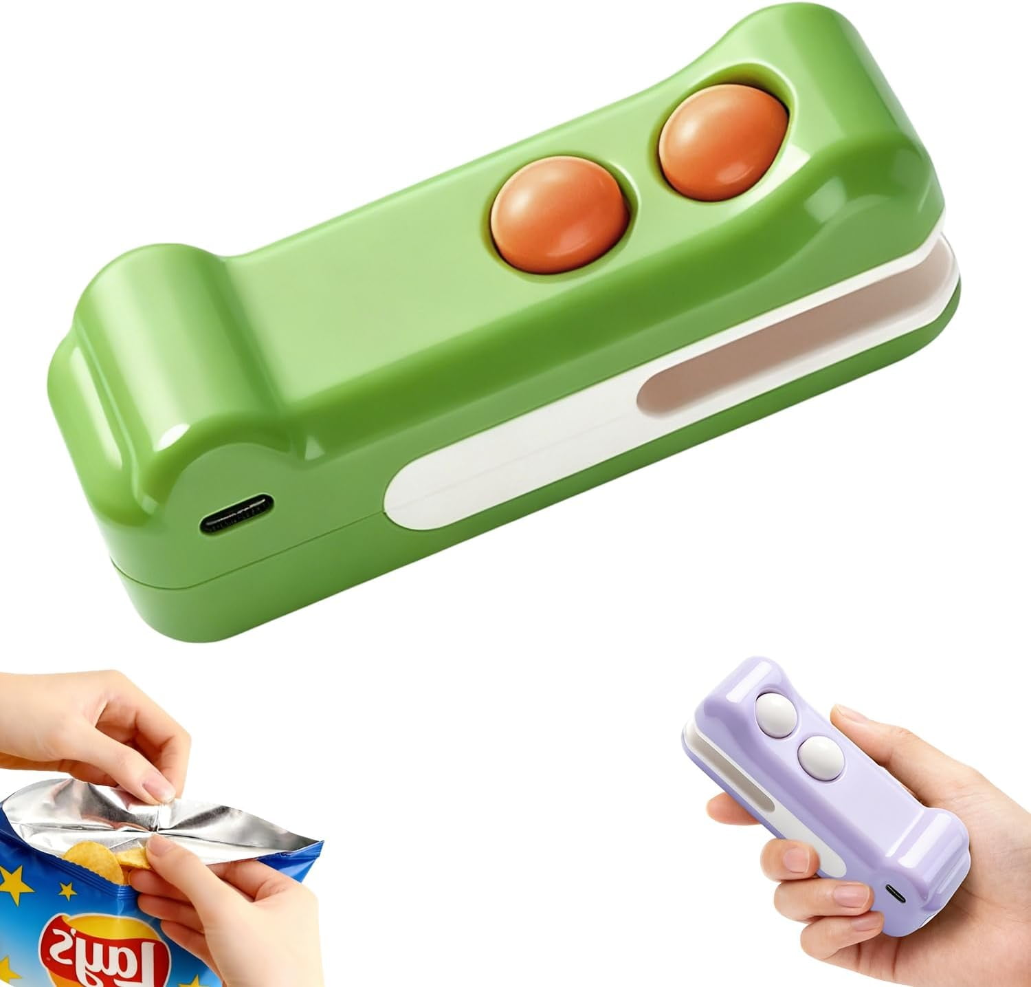 Mini rechargeable sealing and cutting two-in-one machine, portable ...