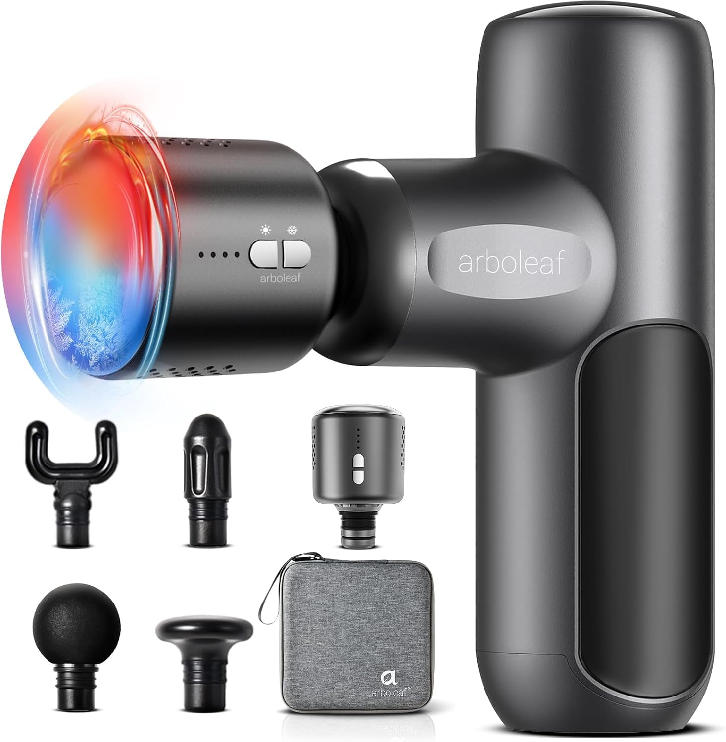 Mini rmacool Massage Gun, Heat and Cool Muscle Massager for Back Pain ...