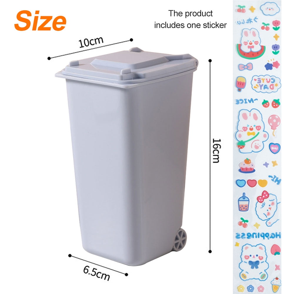 Mini roadside trash can pen holder and unique small size recycling can ...
