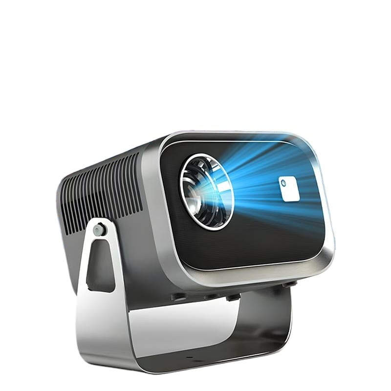 Mini smart projector, 4K1080P decoding ladder adjustment, mobile ...