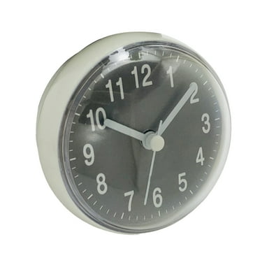 Battery Operated White Bathroom Shower Clock with Stand. Water ...