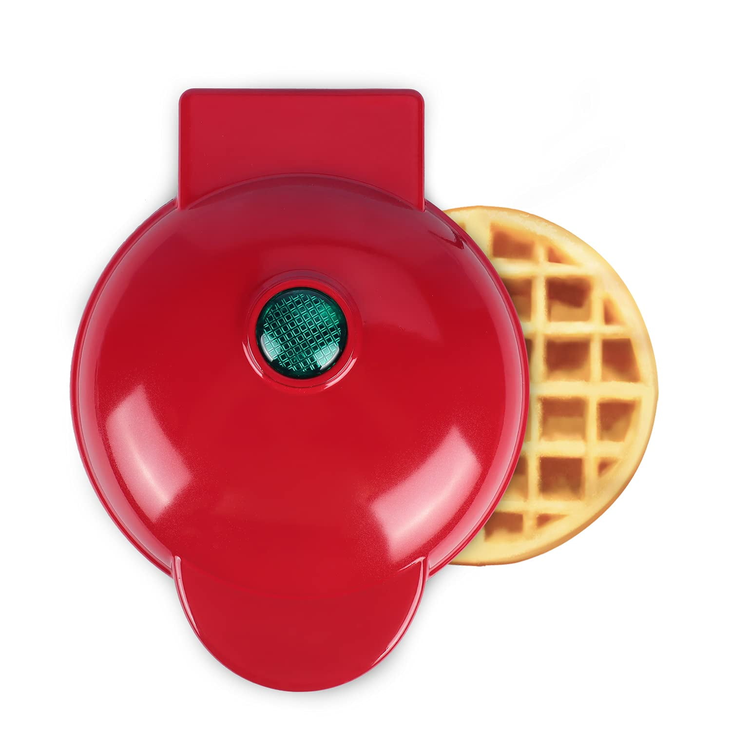 Mini waffle maker, 4 inch Portable Electric Non-Stick Waffle Iron ...