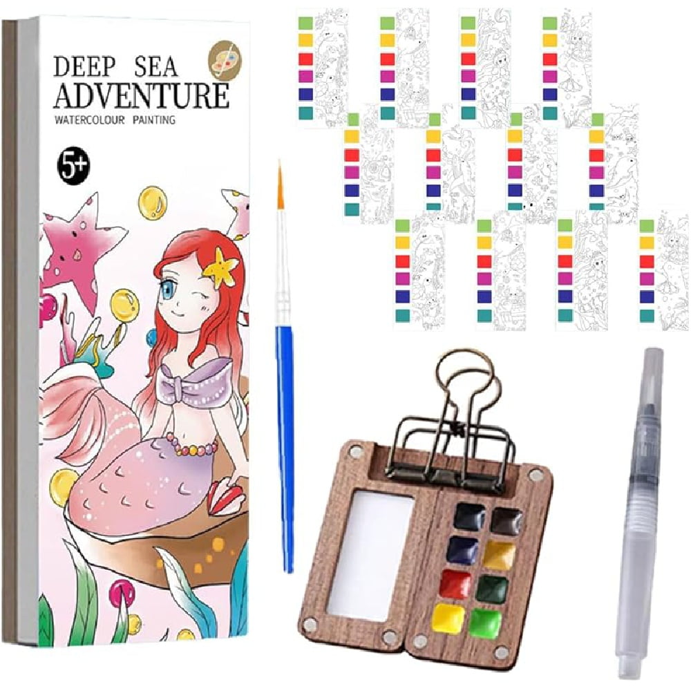 Mini watercolor paint pad, watercolor paint pad, mini water color paint ...