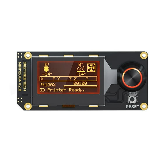 Mini12864 V2.0 LCD Display Screen EXP1+EXP2 FPC Connection DC5V RGB ...