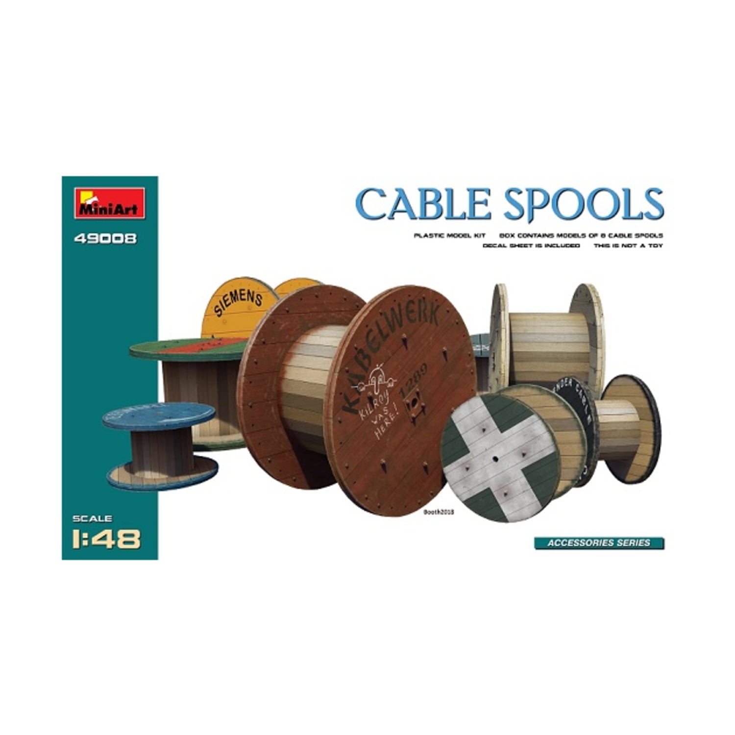 MiniArt Models Cable Spools New - Walmart.com