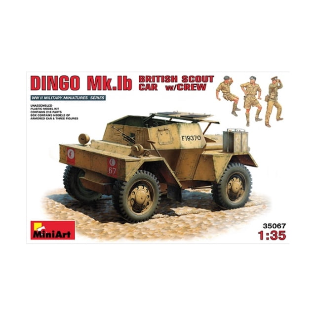 MiniArt Models Dingo Mk.1b British Scout Car w/Crew New - Walmart.com