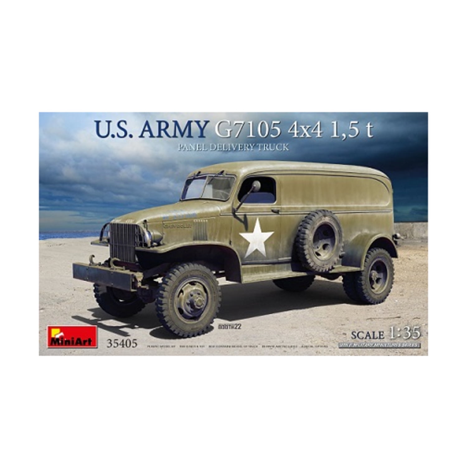 MiniArt Models G7105 4x4 1.5-Ton Panel Van New - Walmart.com
