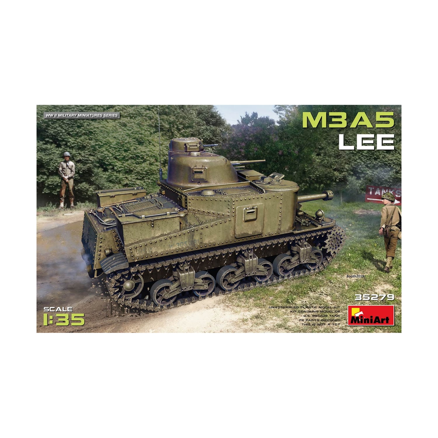 MiniArt Models M3A5 Lee New - Walmart.com