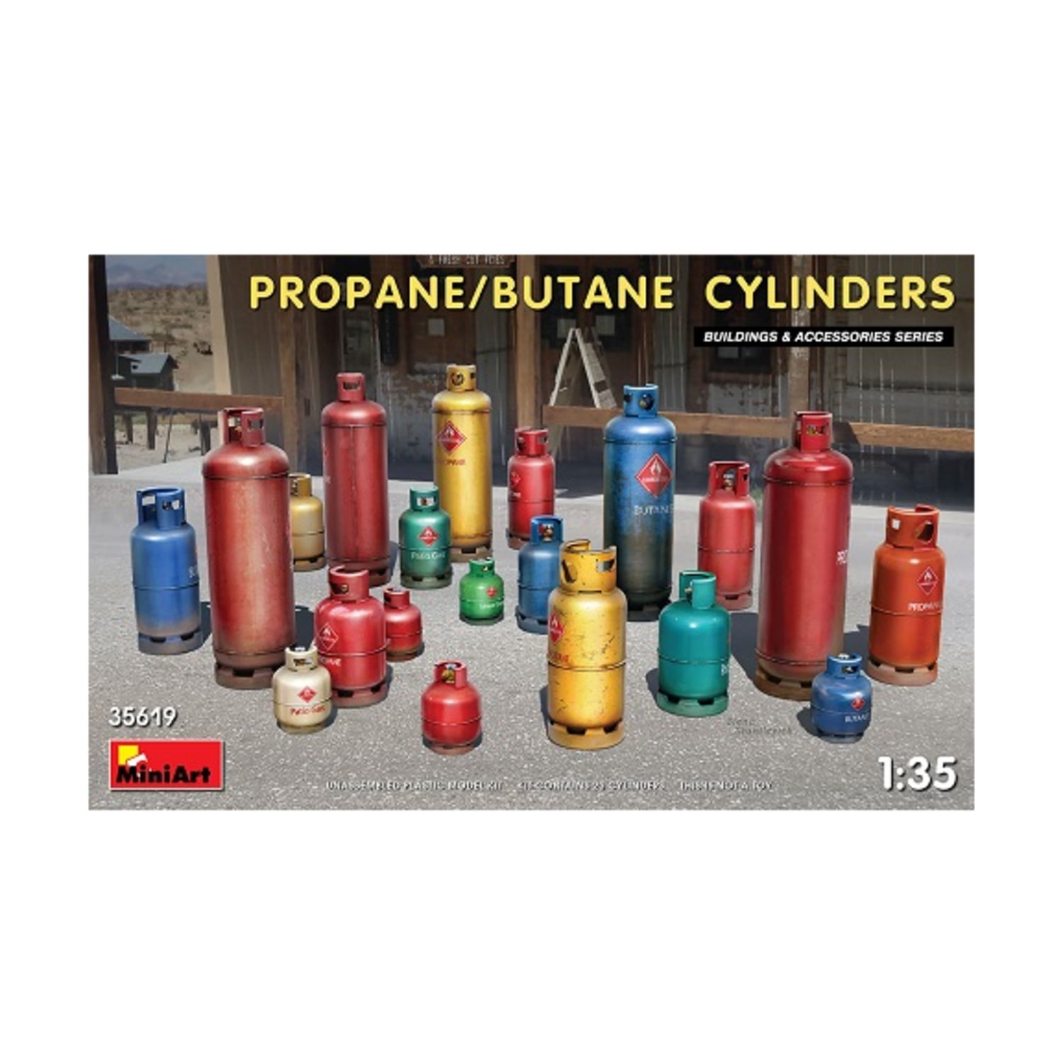 MiniArt Models Propane/Butane Cylinders New - Walmart.com