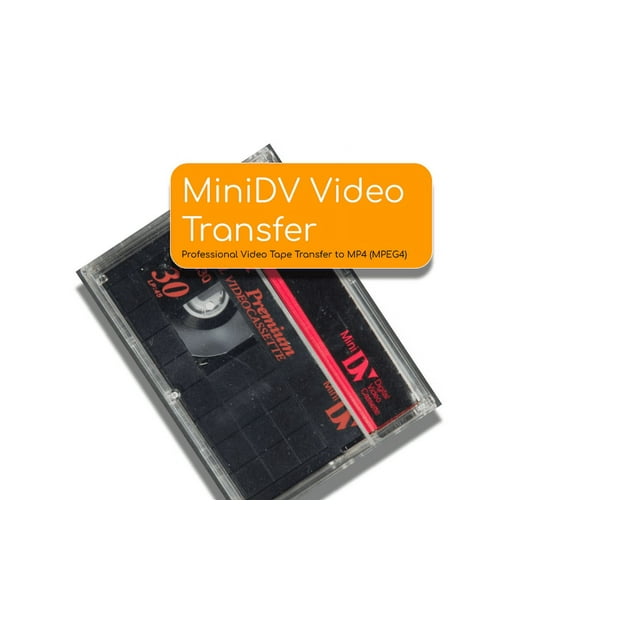 MiniDV (Mini DV) Video Tape Transfer Service, Digitization to Digital MP4 (MPEG4) file by Lotus ...