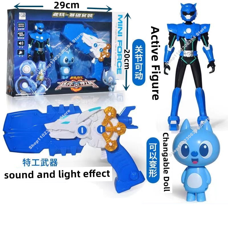 MiniForce X Weapon Mini Force Agent Transformation Action Figures With ...