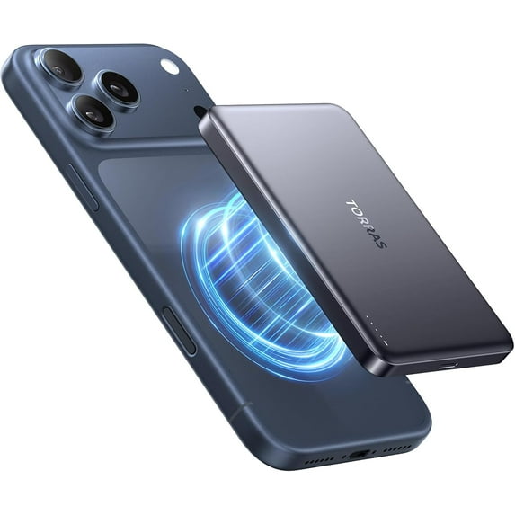 MiniMag Power Bank,Ultra-Slim 10,000mAh Magnetic Wireless Portable ...