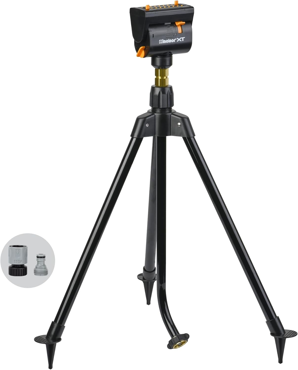 MiniMax Turbo Oscillating Sprinkler on Tripod, 4000 sq. ft., 4-Way ...