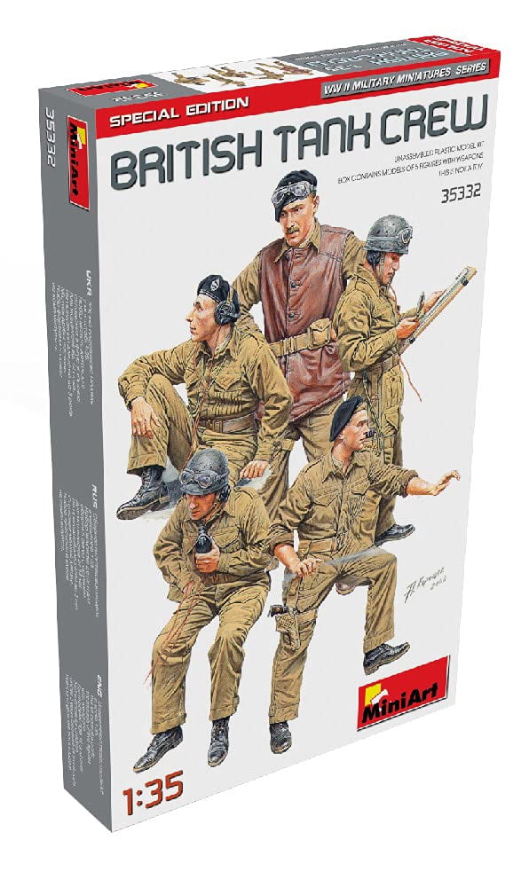 Miniart MIN35332 1:35-British Tank Crew-Special Edition, Various ...