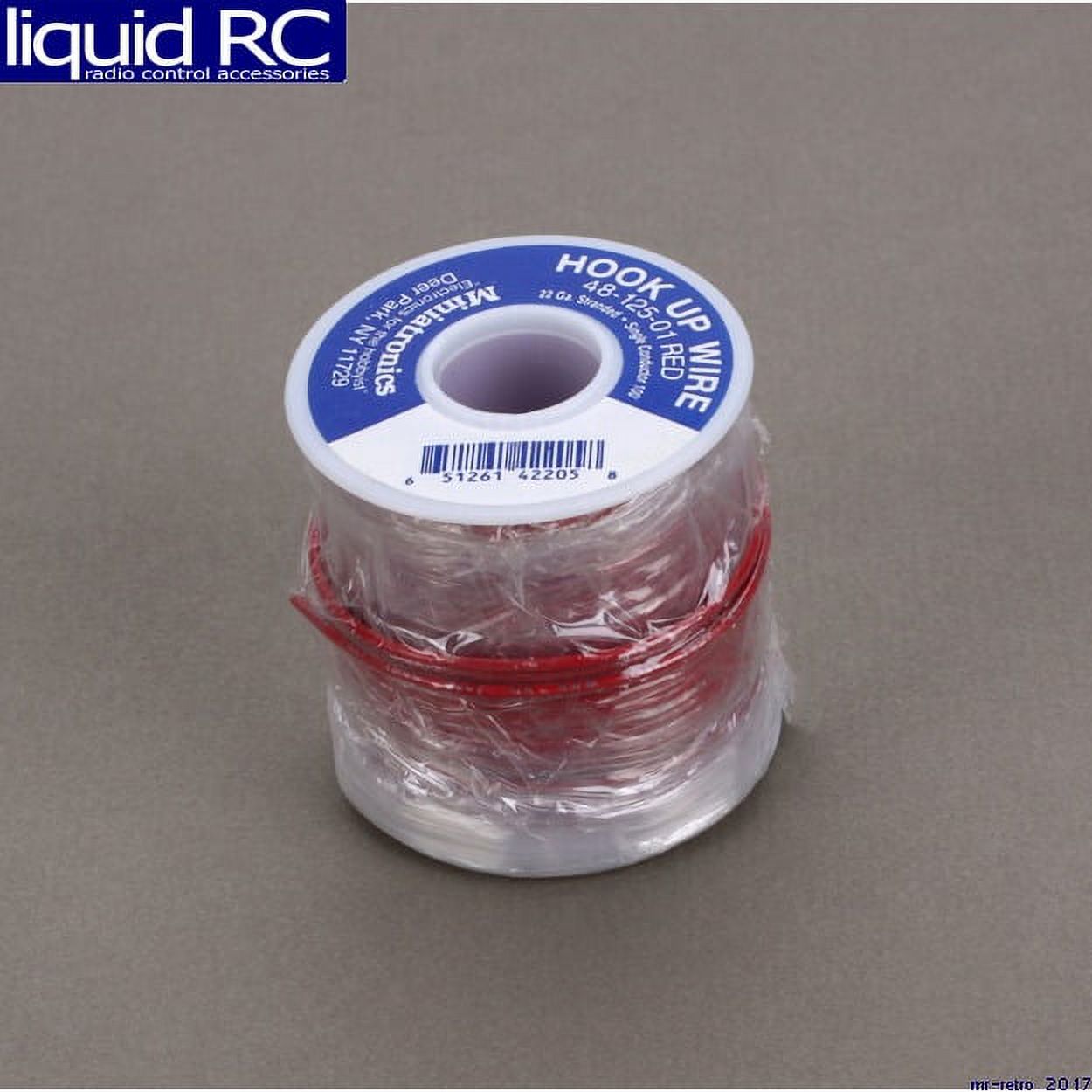 Miniatronics Corp 100' Stranded Wire 22 Gauge Red MNT4812501 Electrical ...
