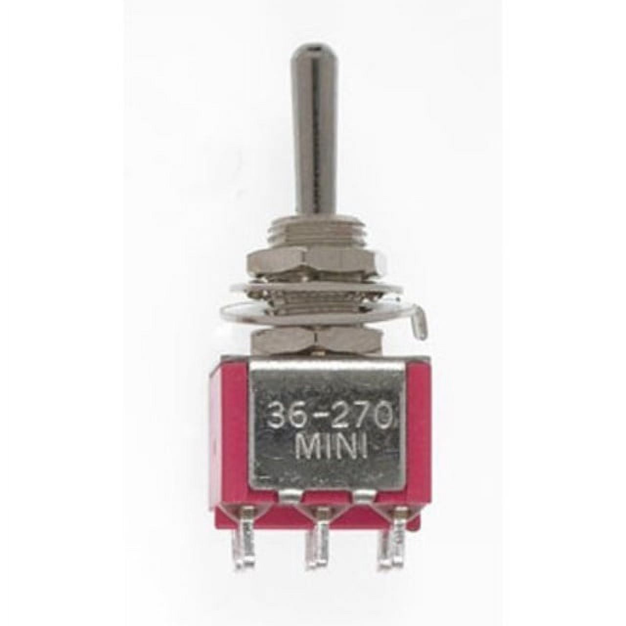 Miniatronics Corp DPDT Mini Toggle Switch Sprung 5AMP 120V 2 MNT3627002 ...