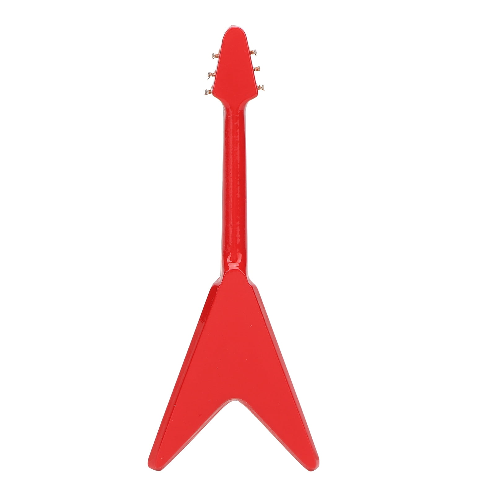 Miniature 14cm Red Electric Guitar Replica Wooden Mini Musical ...