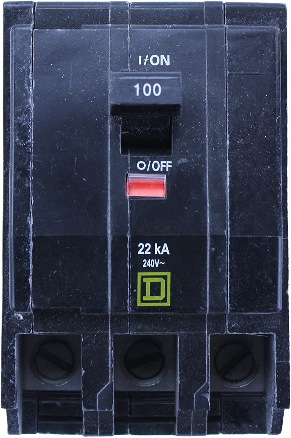 Miniature 240-Volt 100-Amp QOB3100VH Molded Case Circuit Breaker 600V ...
