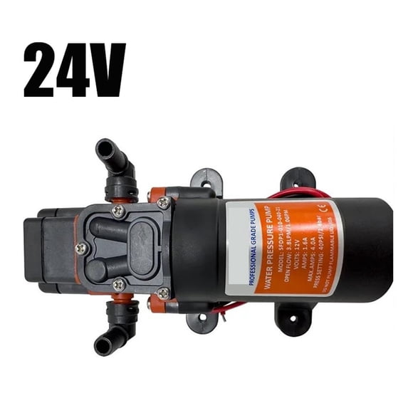 Miniature 35PSI DC 12V 24V Marine Electric Booster Pump, Diaphragm Self ...