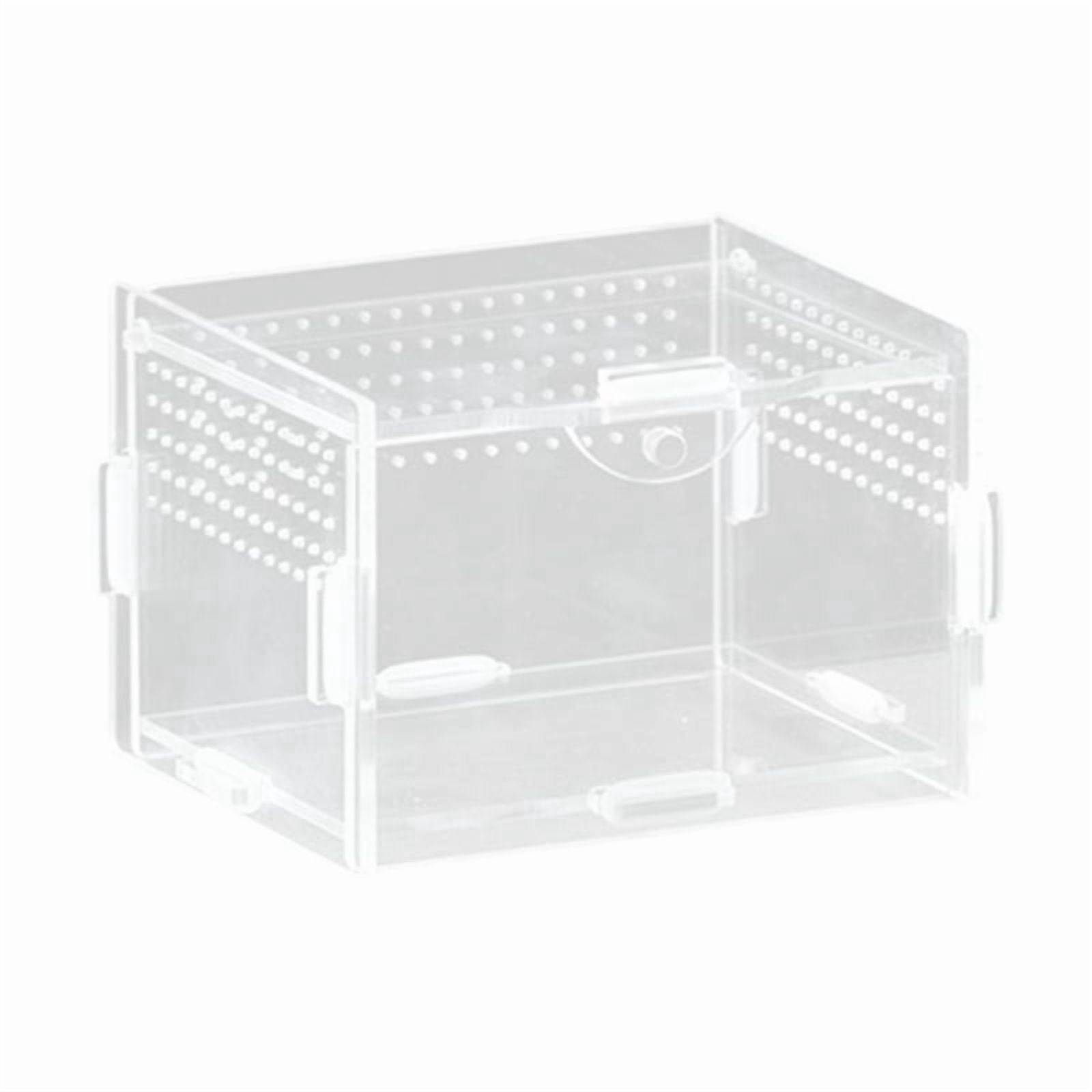 Miniature Acrylic Reptiles Pet Terrarium Transparent Habitat Enclosure ...