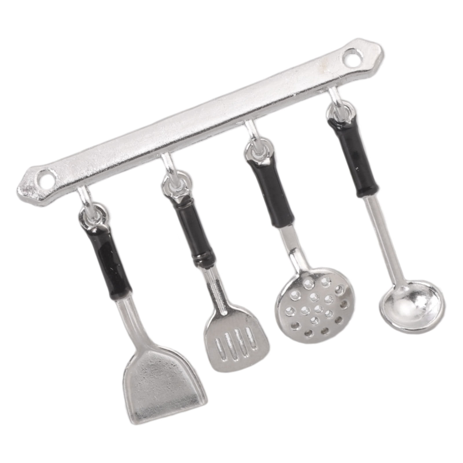 Miniature Alloy Kitchen Utensils Set with Compact Storage, Safe Toy ...