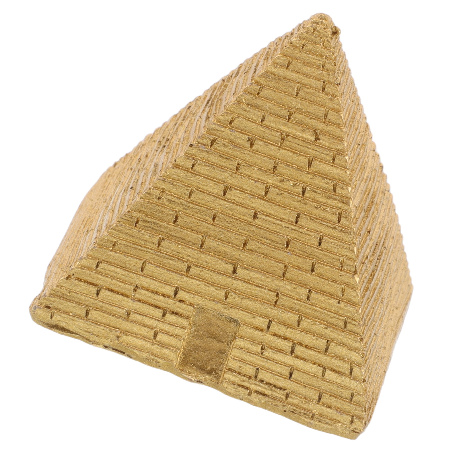 Miniature Ancient Egypt Pyramid Figurine Egyptian Souvenir Golden ...