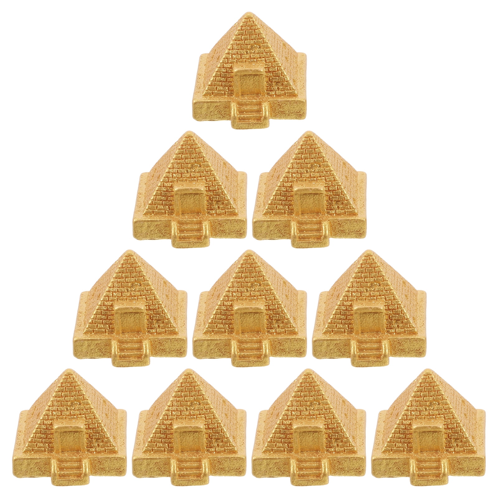 Miniature Ancient Egypt Pyramid Statues Resin Decor for Home Garden ...