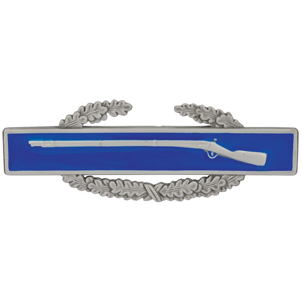Miniature Army Combat Infantry Badge (CIB) Dress Silver Oxidized ...