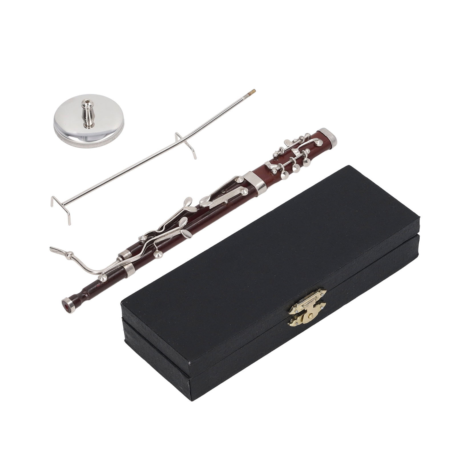 Miniature Bassoon Replica with Stand and Case Mini Musical Instrument ...