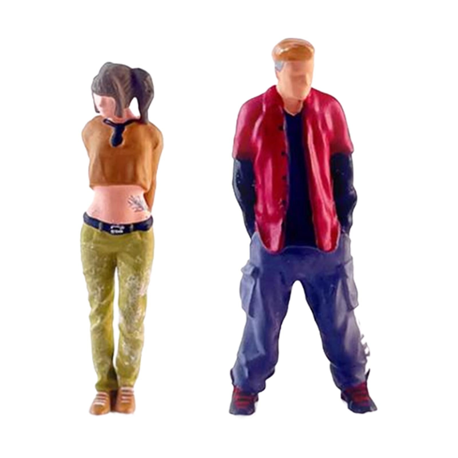 Miniature Boys Girls Model, 1:64 Hand Painted People Figures Crafts ...