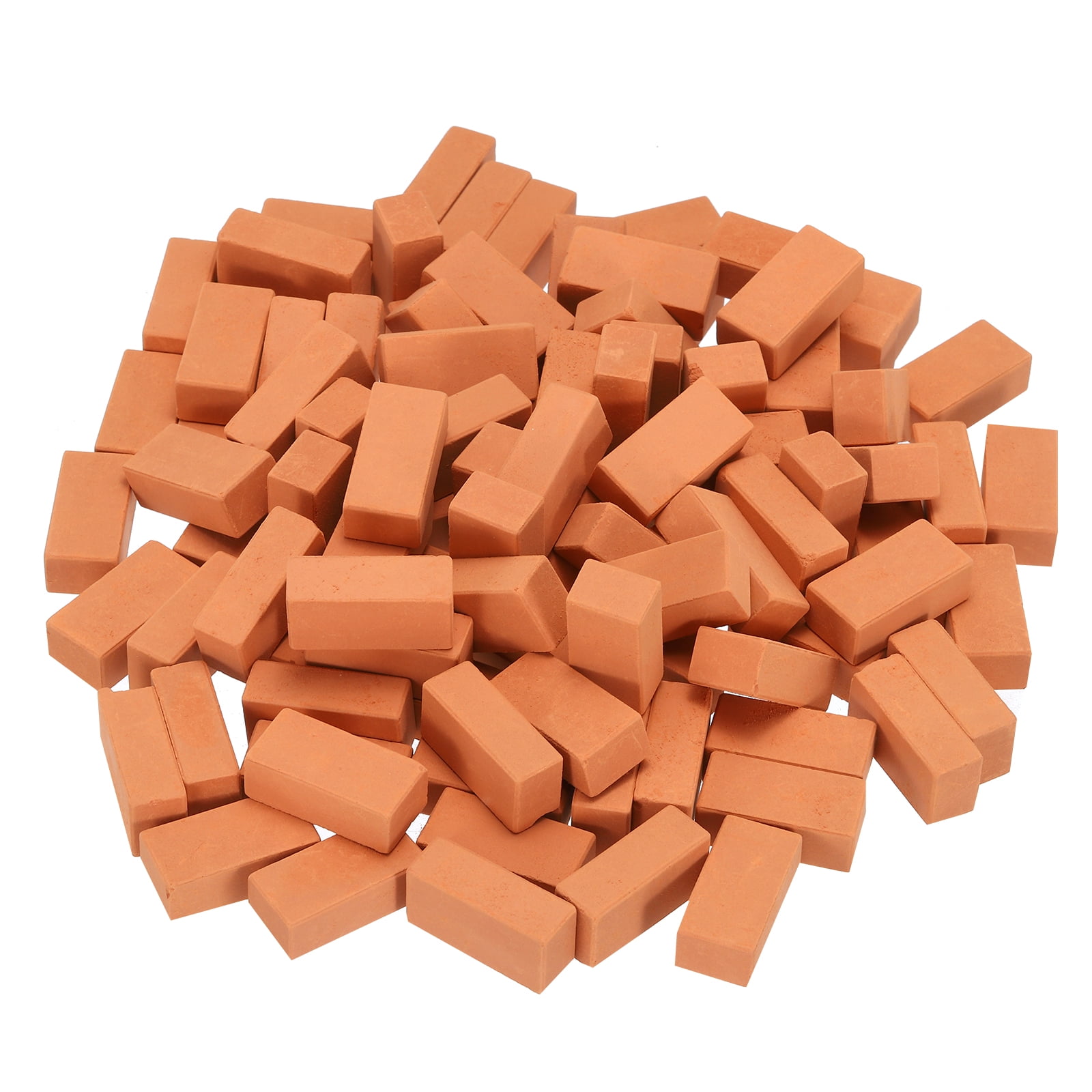 Miniature Bricks Clay Mini Wall Brick for Model Building Red Pack of ...