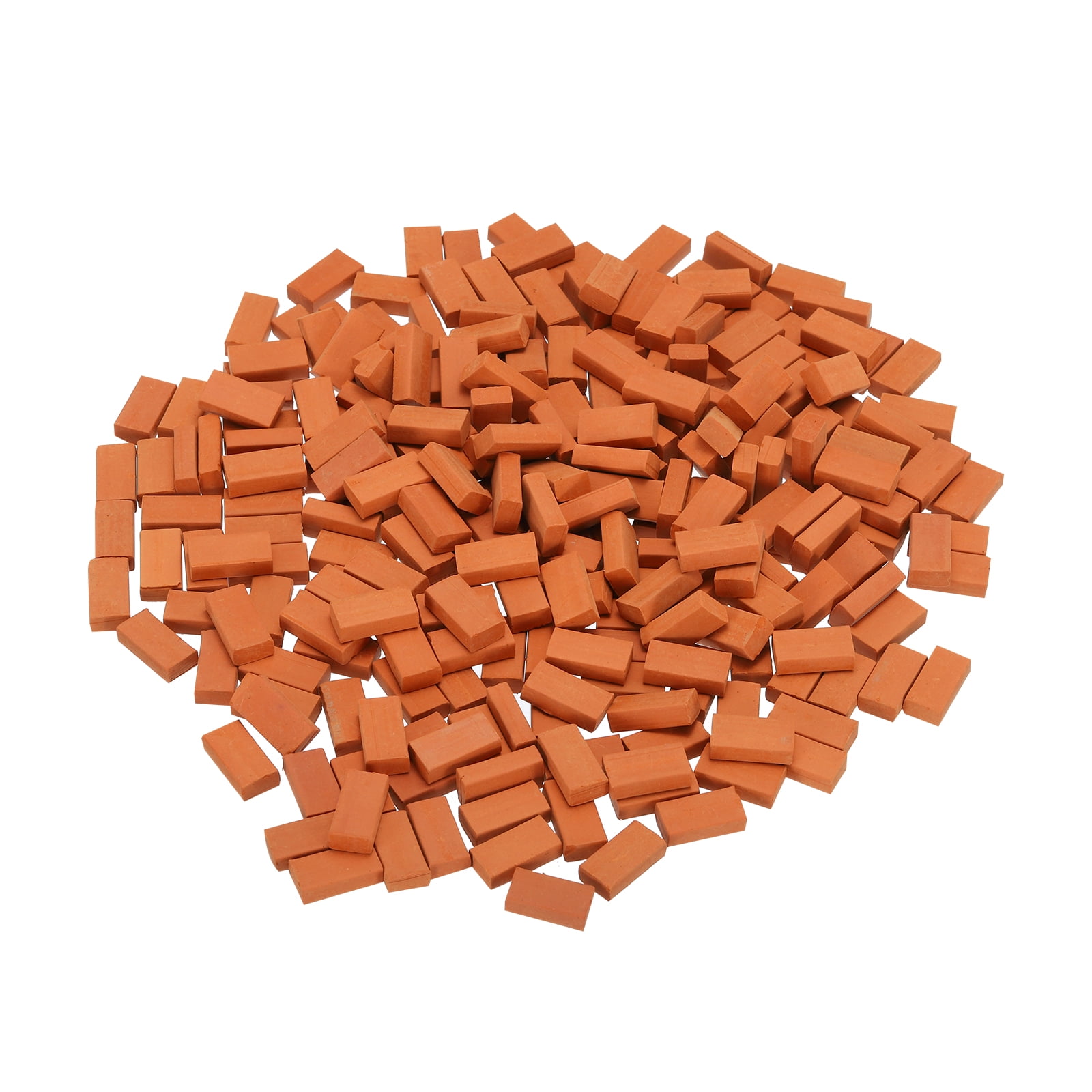 Miniature Bricks Clay Mini Wall Brick for Model Building Red Pack of ...