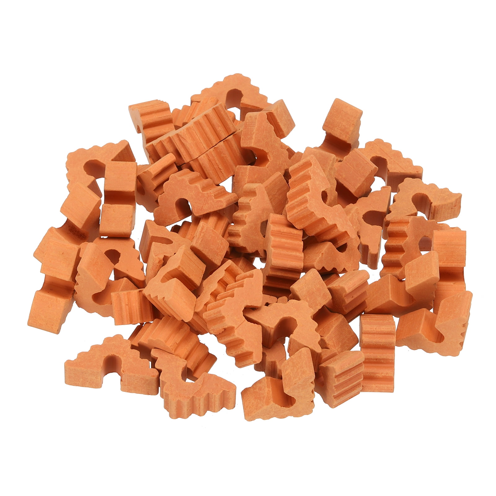 Miniature Bricks Clay Mini Wall Brick for Model Building Red Pack of 50 ...