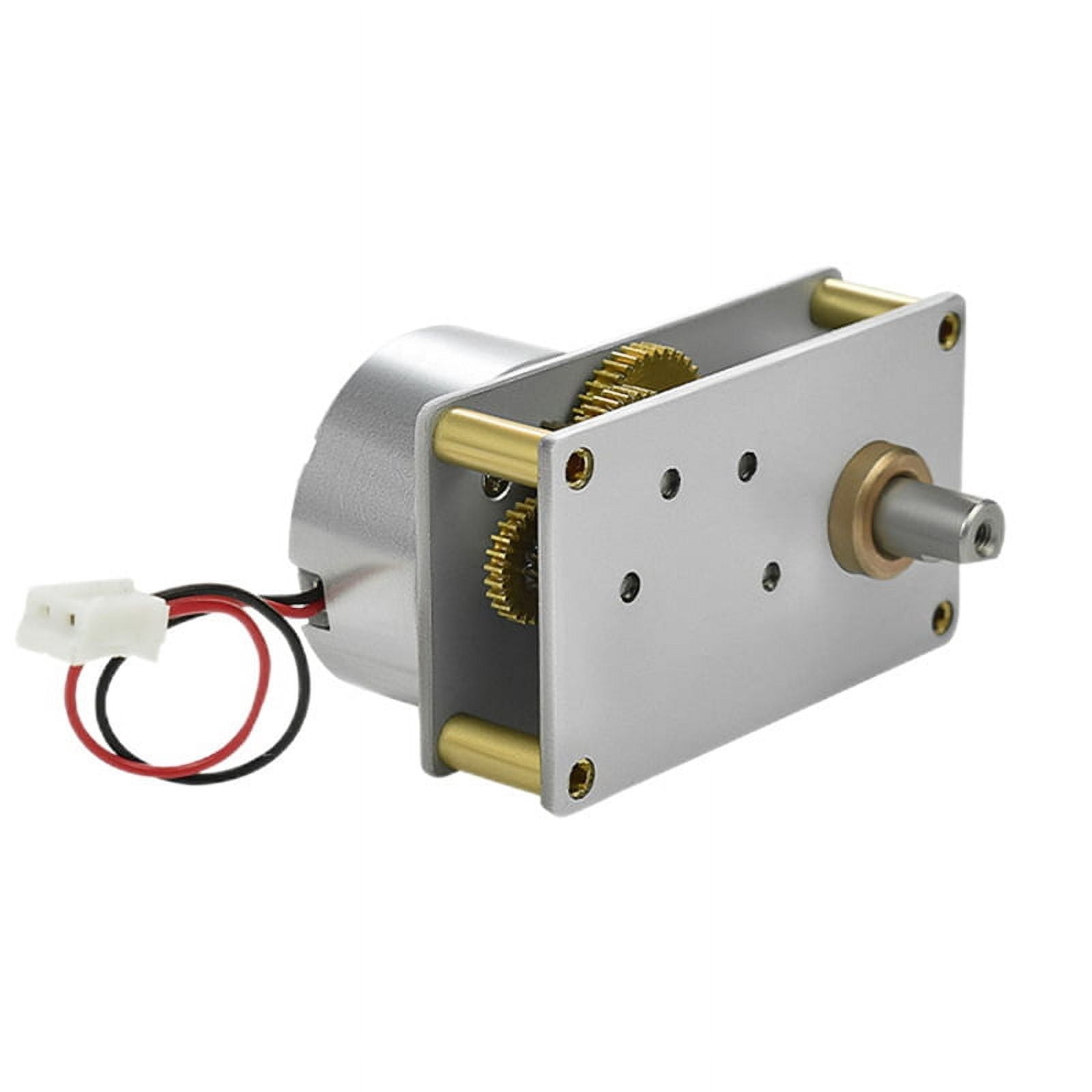 Miniature Brushed DC Motor 4142-300 6V Slow Gear Reduction Small Motor ...