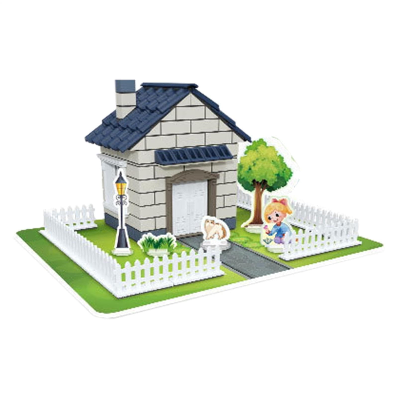 Miniature Building Kit Craft DIY Toy Tiny Set with Decorative ...